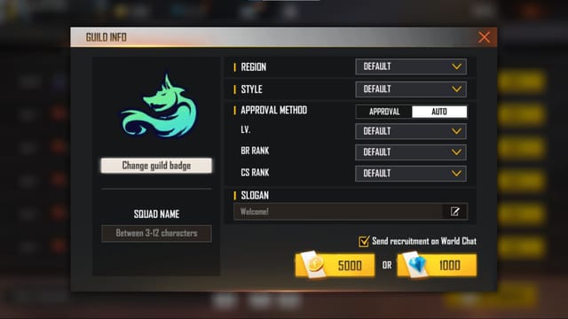 How to create a guild in Garena Free Fire: Guide to finding unique ...