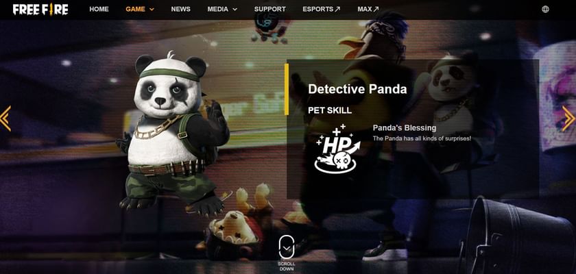 Top 5 Free Fire characters to use with Panda pet