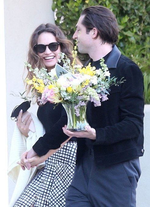 When did Lily James and Michael Shuman start dating? 'Pam & Tommy' star ...