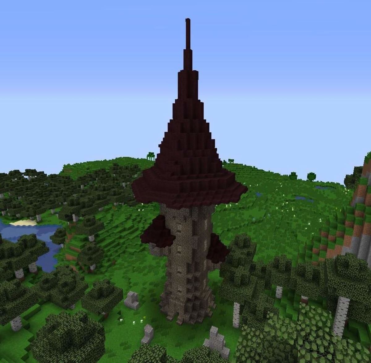 How to build a wizard tower in Minecraft