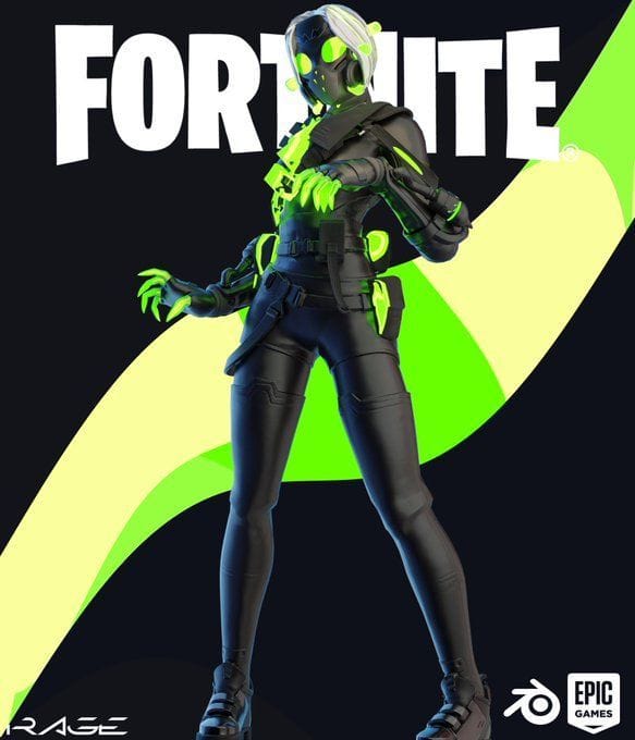 Fortnite concept skin draws inspiration from Valorant's Viper