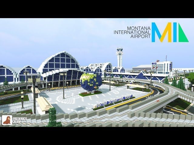 Minecraft Redditor creates a realistic airport in-game