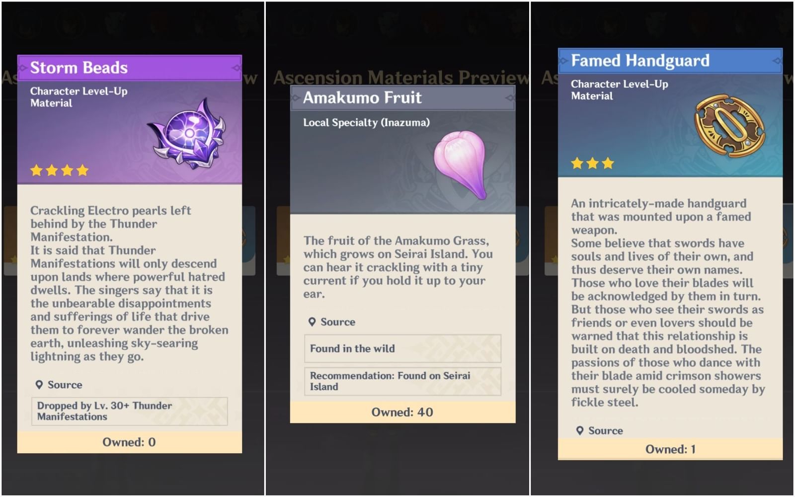 Genshin Impact Raiden Shogun ascension materials and talent books: All ...