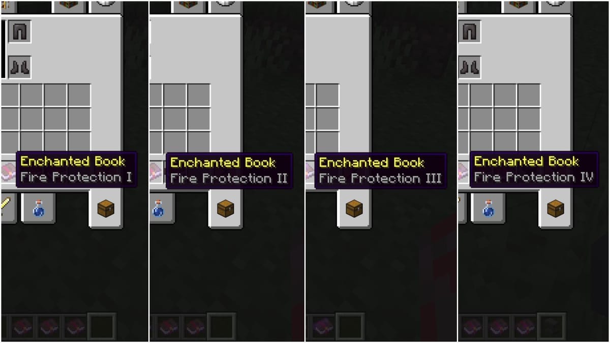 How to use the fire protection enchantment in Minecraft