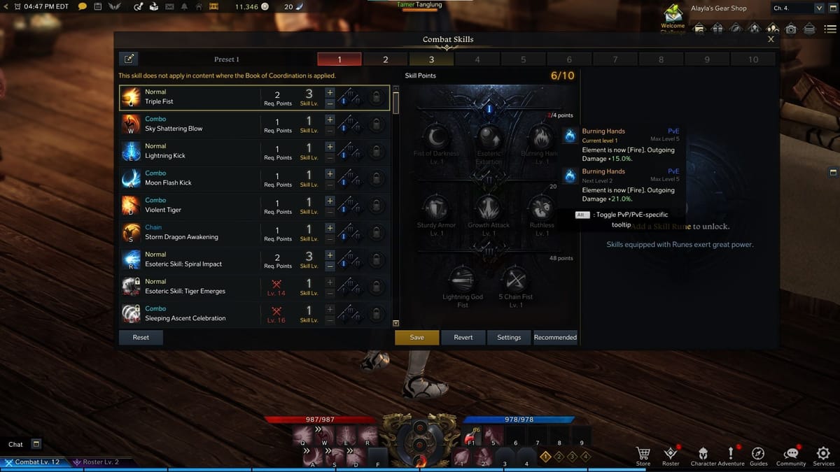 How to respec Skill Points in Lost Ark