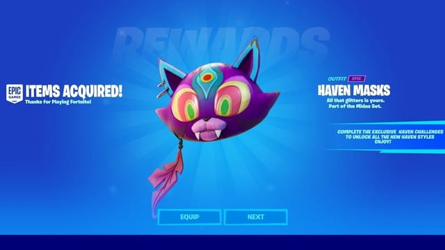 How many feathers do you need to unlock all Haven Masks in Fortnite?