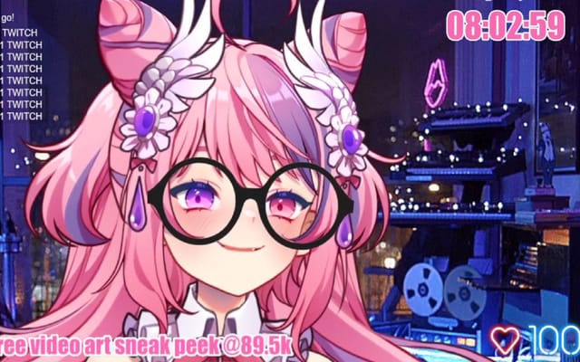 VTuber Ironmouse is stunned after noticing her channel is #1 on Twitch