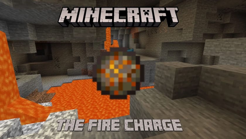 What does a fire charge do in Minecraft?