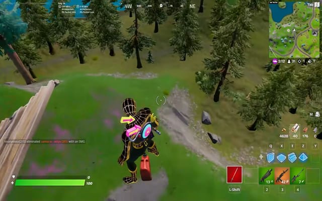 Fortnite YouTuber discovers how to float mid-air and surprise opponents
