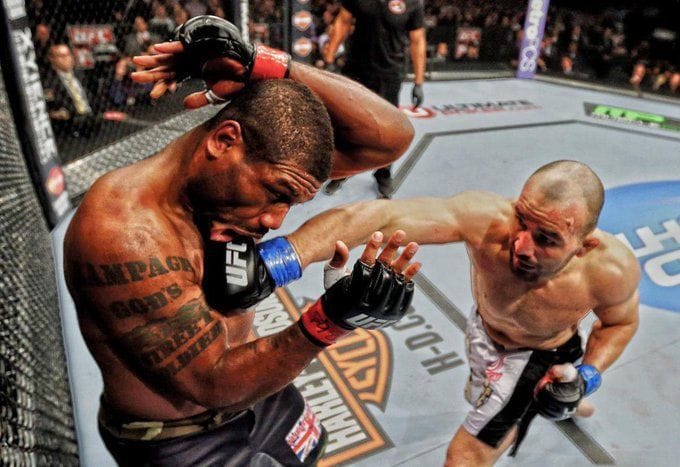 5 fights for Kamaru Usman at 205 lbs