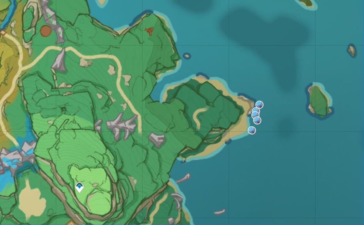 All Sea Ganoderma location in Genshin Impact: Yae Miko ascension ...