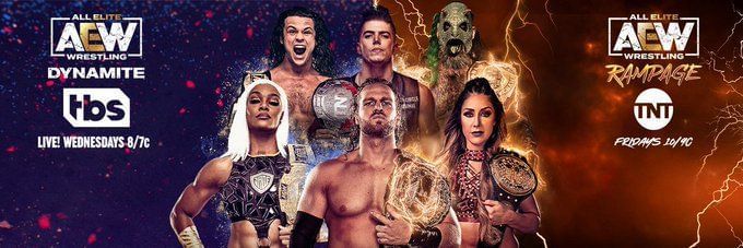 Current AEW champions then and now