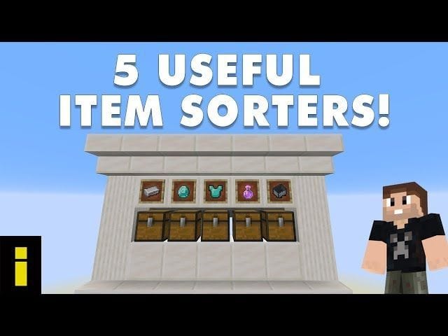 How to make a chest sorter in Minecraft