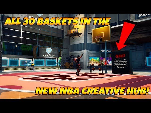 Fortnite Basketball Hoop Locations All 30 Hoops In Nba Creative Hub
