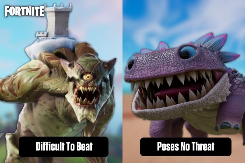 3 Fortnite monsters that were difficult to defeat (& 3 that pose no threat)