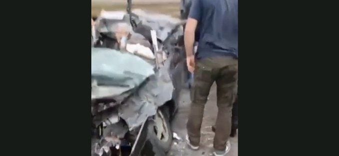 "Sheer cruelty": Viral video of Russian Tank running over car in ...