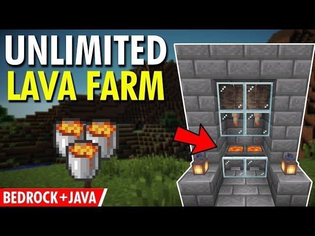 Easiest way to farm infinite lava in Minecraft 1.18