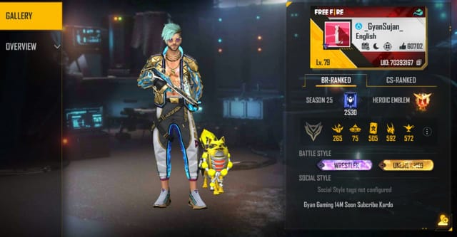 Gyan Gaming’s Free Fire ID, K/D ratio, rank, monthly income, and more ...