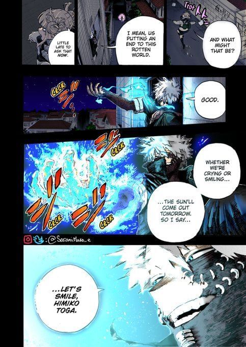 My Hero Academia chapter 342: Midoriya and Uraraka have a conversation ...