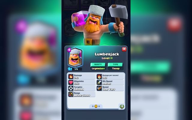 How to unlock Lumberjack in Clash Royale
