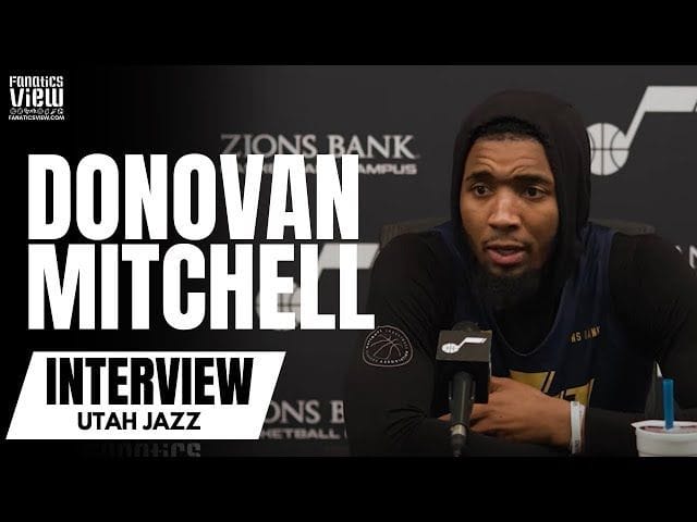 "I've never actually physically met Michael Jordan" - Donovan Mitchell ...