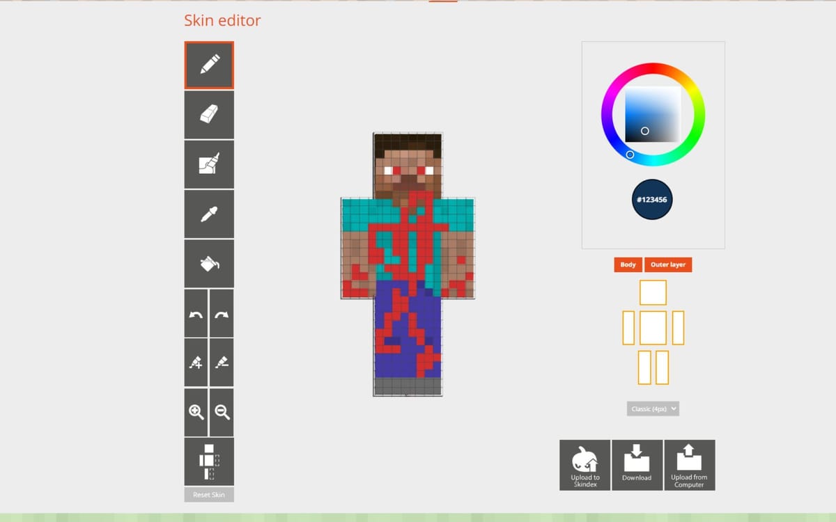 Minecraft Skin Maker How To Make Your Own Skins Minecraft Skin Maker How To Make Your Own Skins