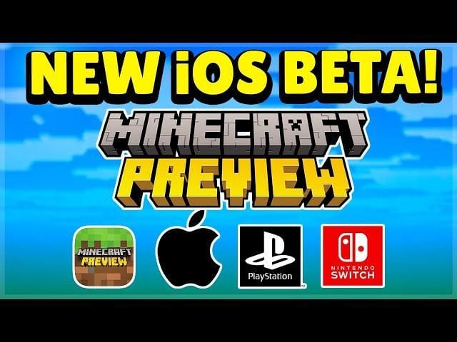 Minecraft Preview announced for iOS, Windows 10 & 11