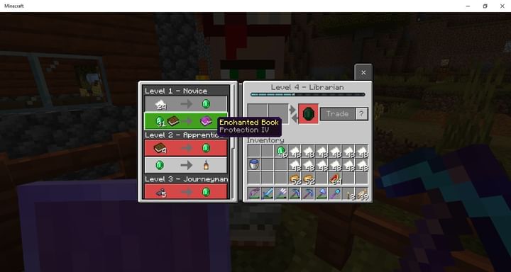 Top 5 Librarian villager trades in Minecraft