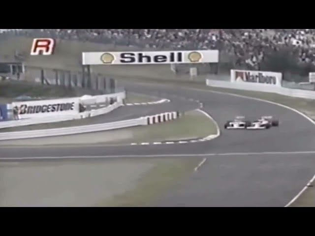 Watch: Ayrton Senna cutting through the field like a master at Suzuka ...