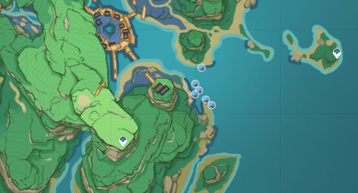 All Sea Ganoderma location in Genshin Impact: Yae Miko ascension ...