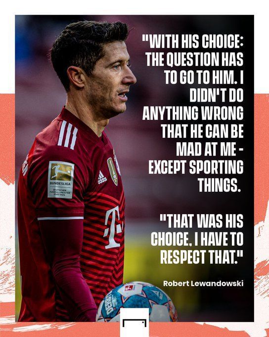 “I only look at myself and rarely at others” – Lewandowski makes bold ...