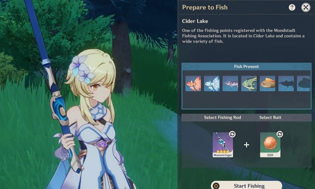 How to fish in Genshin Impact Mobile and PC