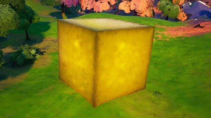 Is the real-life Golden Cube yet another Fortnite stunt?