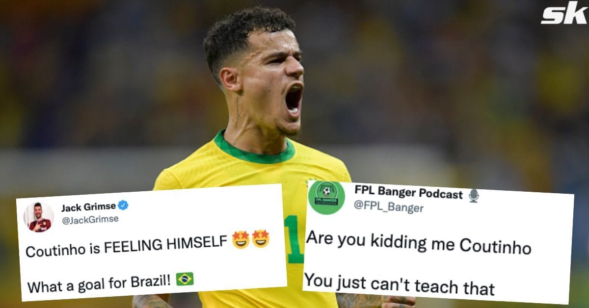 WATCH: Philippe Coutinho scores stunning goal as Brazil beat Paraguay 4 ...