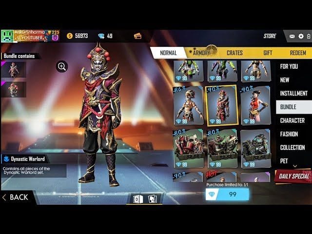 5 best Free Fire MAX skins costumes to get with diamonds in February 2022