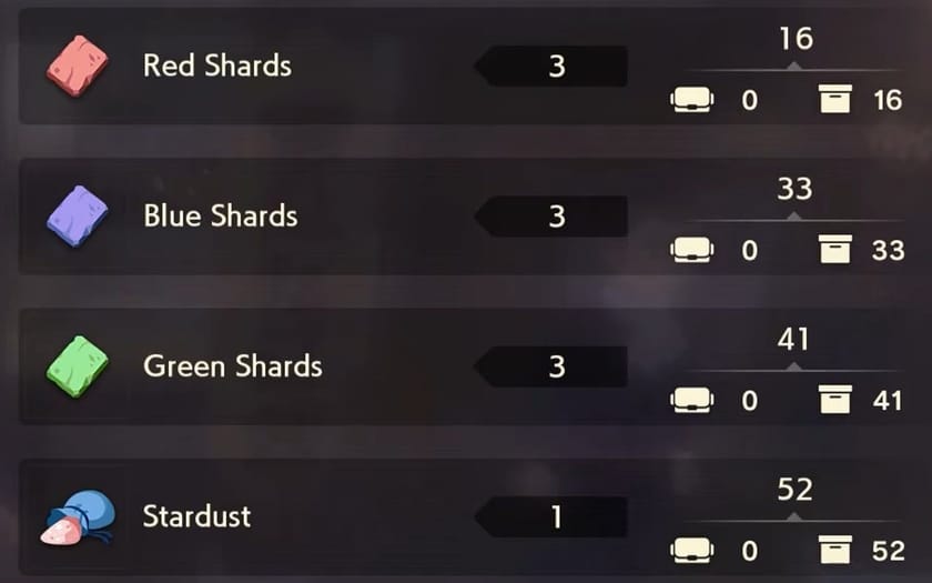 What do you do with Red, Green, and Blue shards in Pokemon Legends: Arceus?