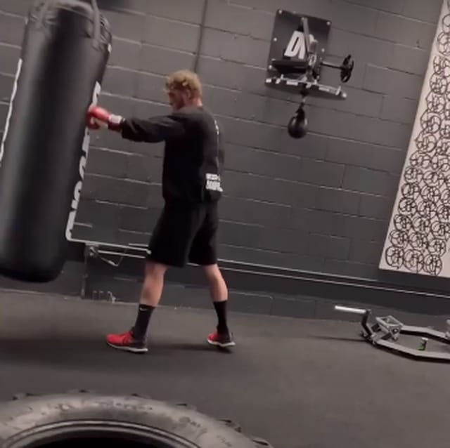 Logan Paul is back in training