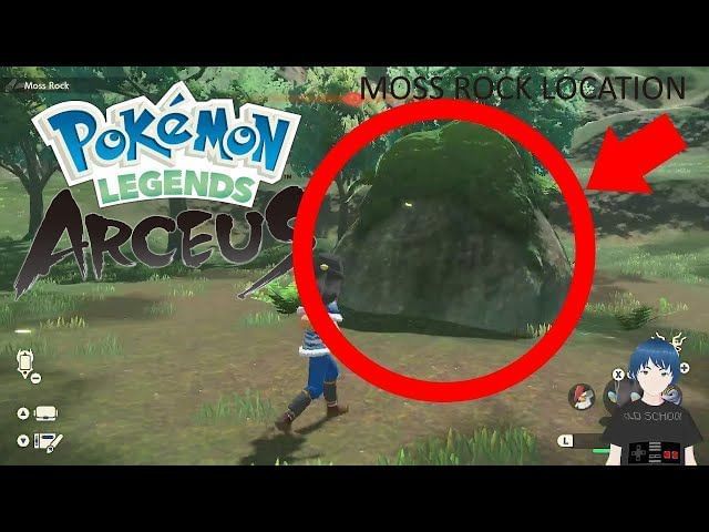 Where to find the Mossy Rock in Pokemon Legends: Arceus