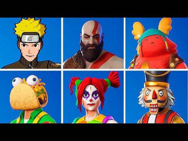 8 funniest Fortnite skins of all time