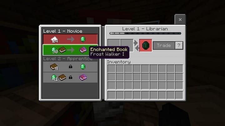 Top 5 Librarian villager trades in Minecraft