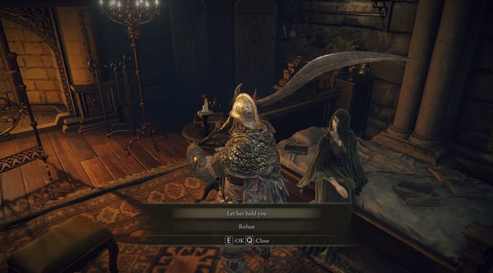 Should you let Fia hold you in Elden Ring?