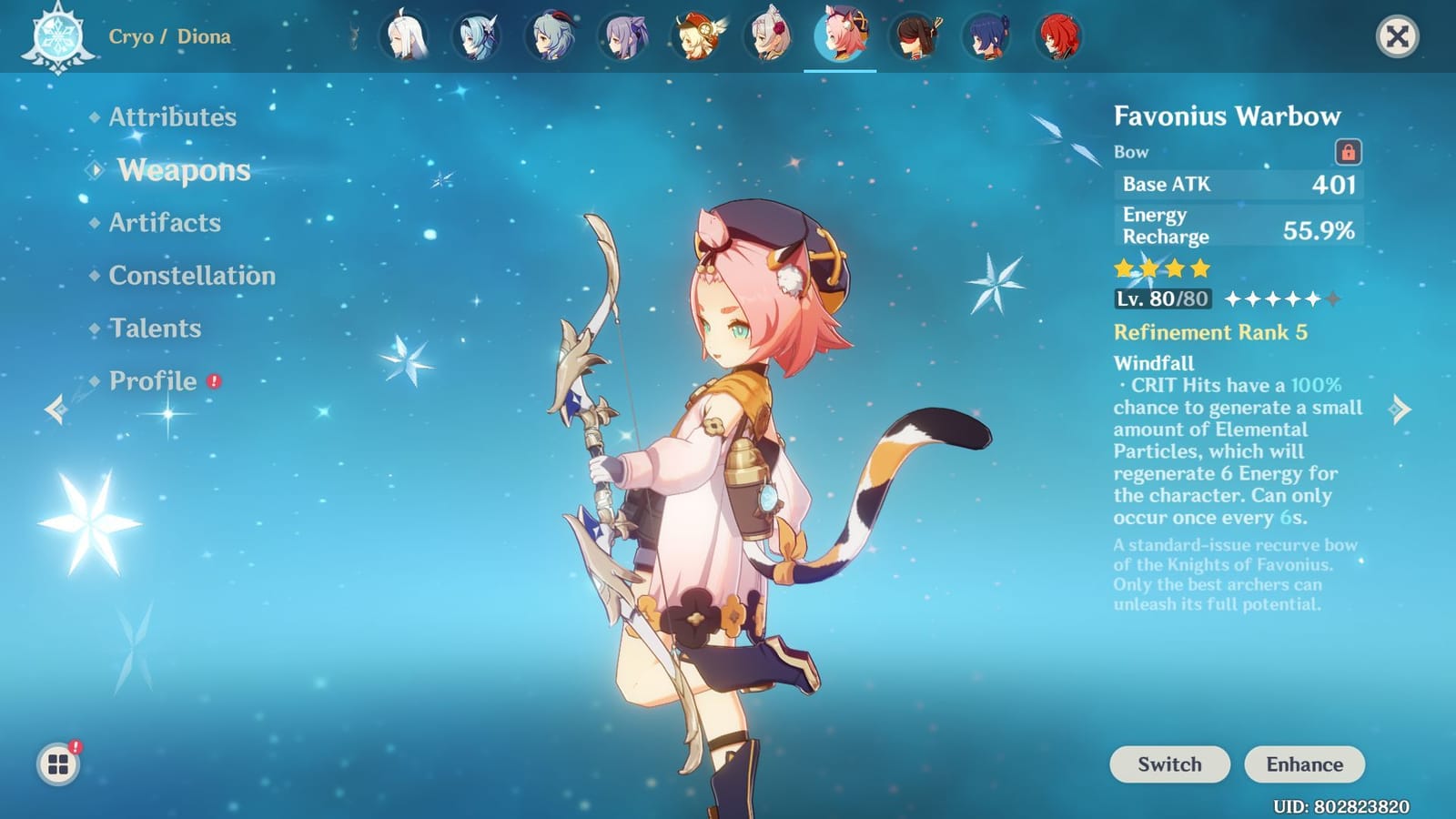 Best Diona builds in Genshin Impact (February 2022)