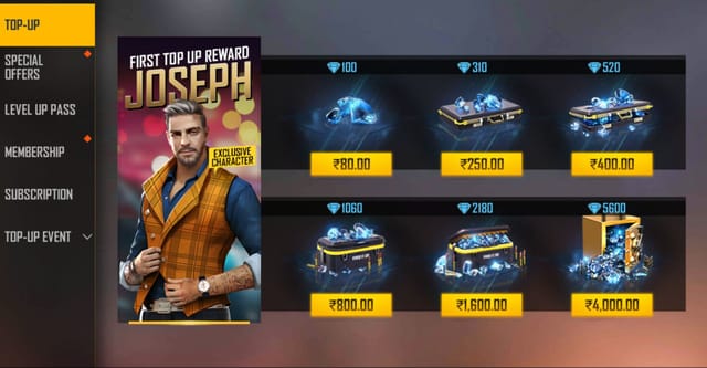 Free Fire MAX promo top-up event: Claim new legendary Katana skin for free