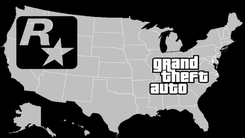 GTA USA map based on the 3D Universe