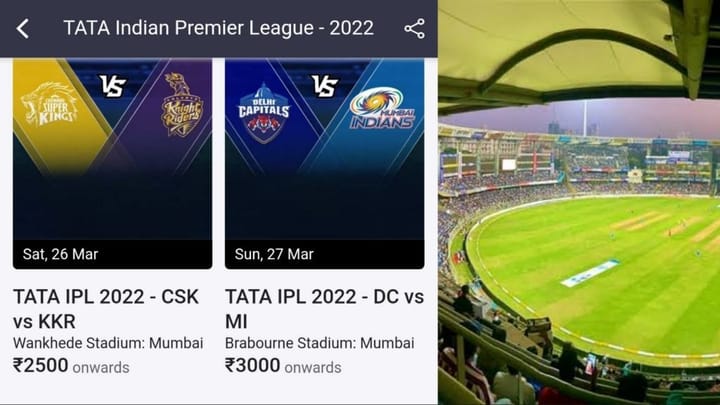 IPL 2022 Ticket Booking: How to book online and tickets price information