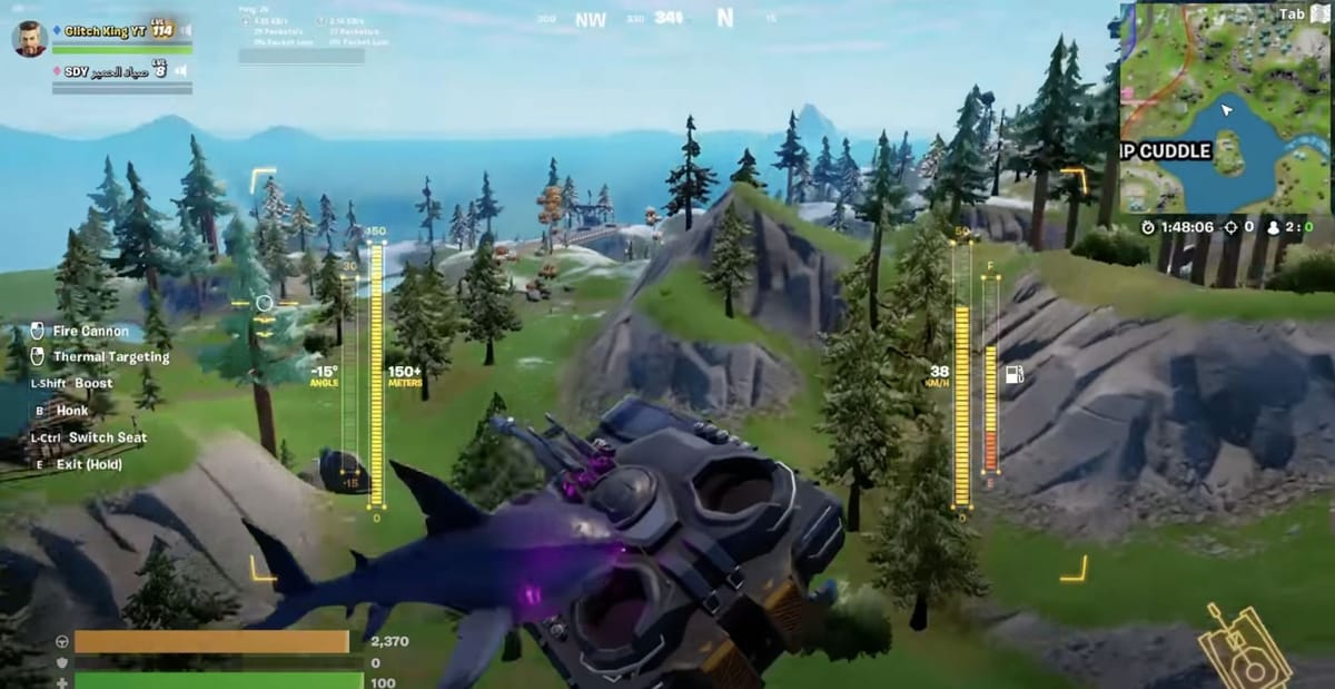 Fortnite player discovers how to fly using Tanks in Chapter 3 Season 2