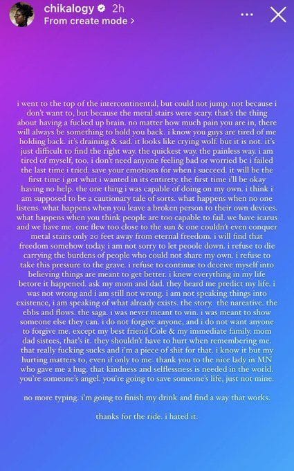 What happened to rapper Chika? Artist leaves fans worried with ...