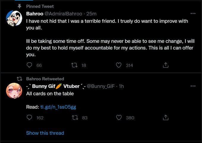 Bahroo makes apology on Twitter, fans outraged