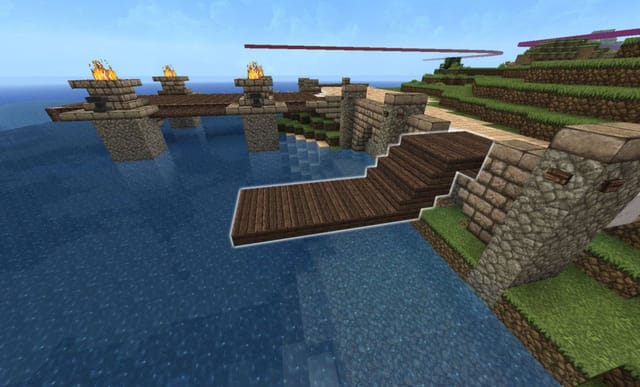 Minecraft: How to build a dock