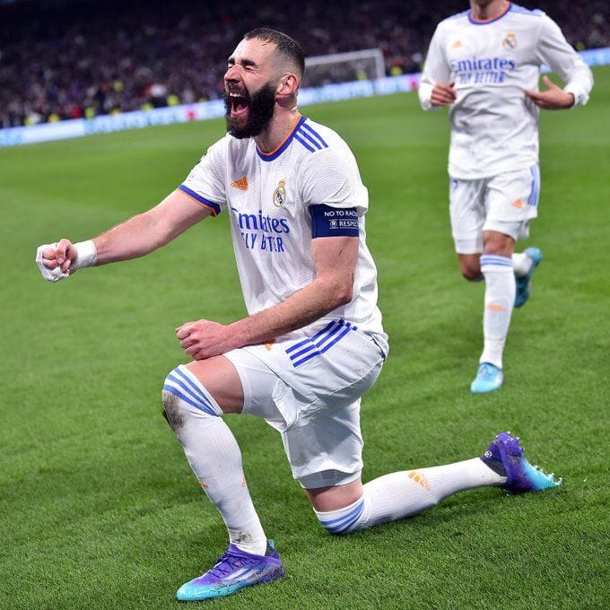 Twitter explodes as Karim Benzema's hattrick inspires historic Real ...